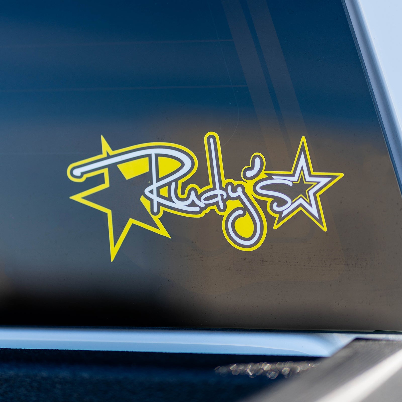Rudy's Signature Logo Sticker – Rudy's Performance Parts